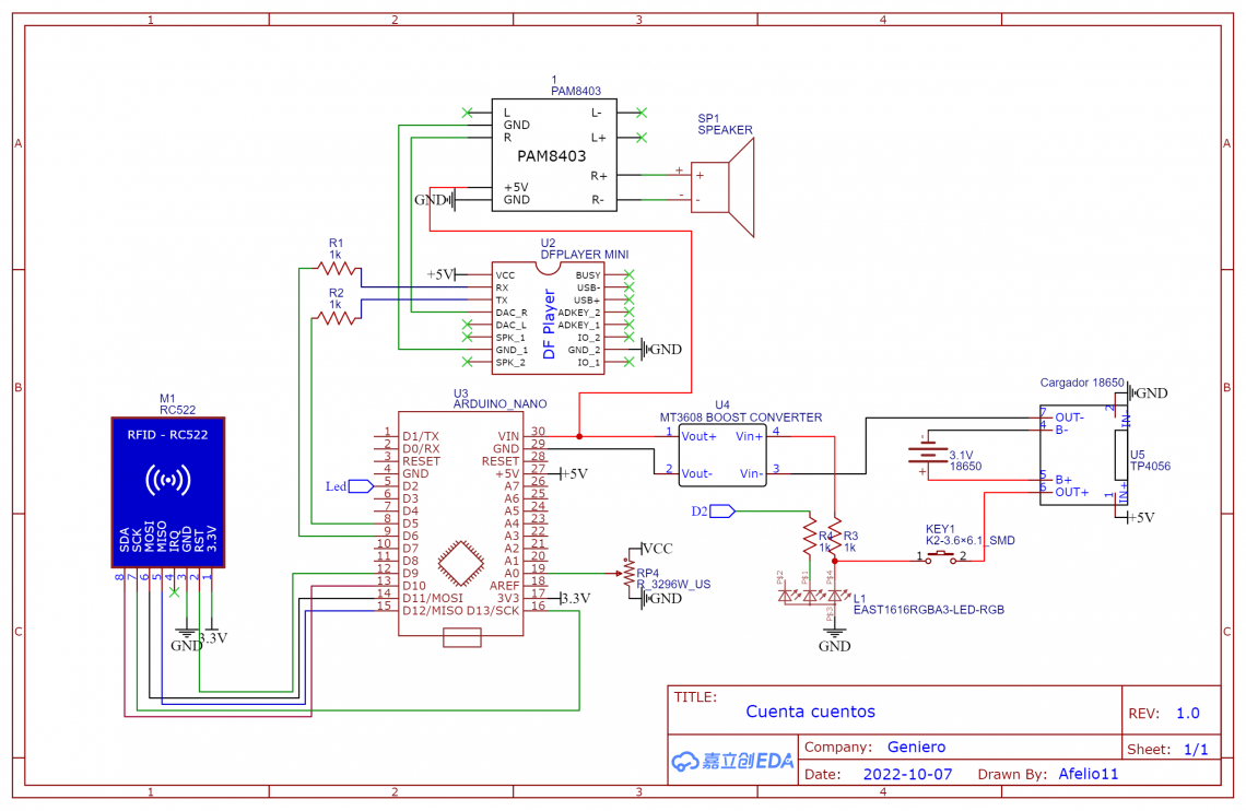 Cuenta cuentos NFC - Tutoriales de proyectos con Arduino