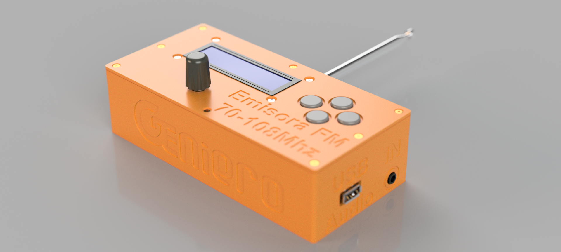 Emisora de radio FM con Arduino - Tutoriales de proyectos con Arduino