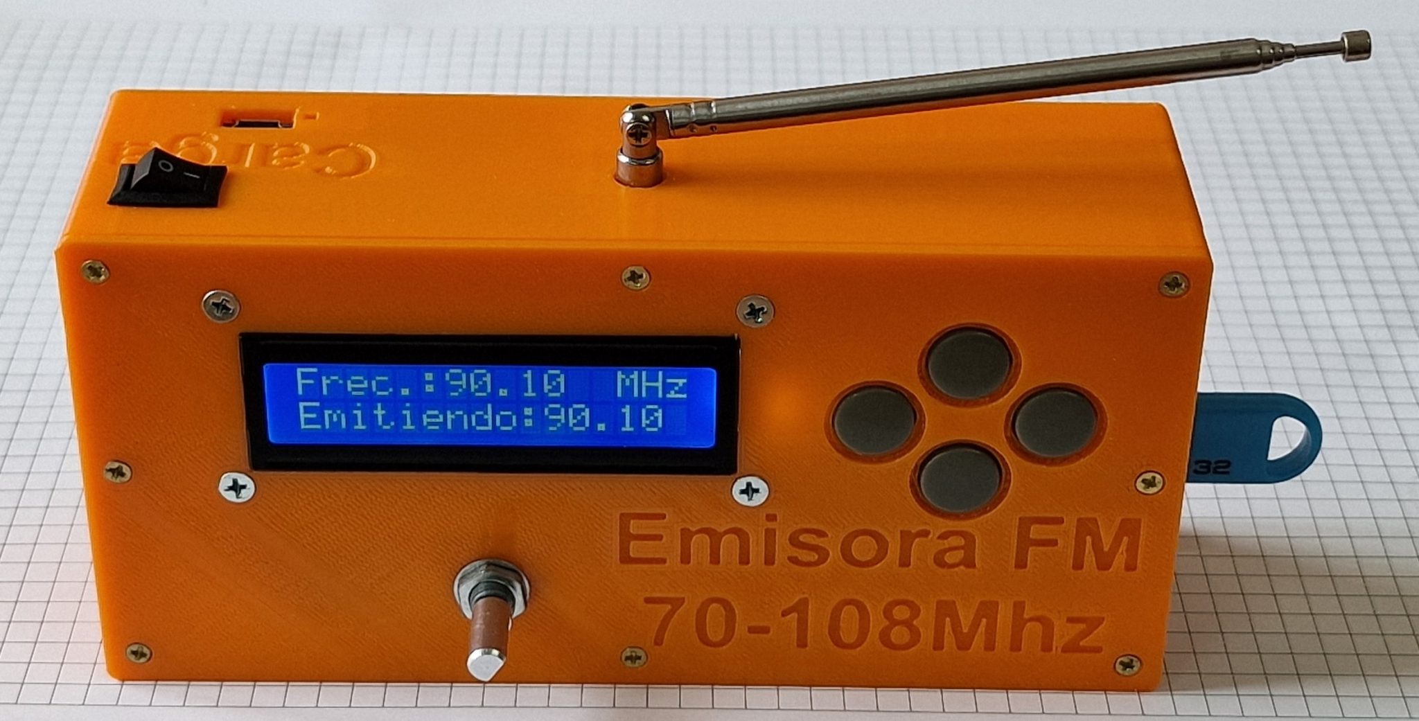 Emisora de radio FM con Arduino - Tutoriales de proyectos con Arduino